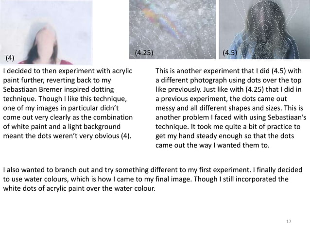 Experimental Photography Evaluations | PPT