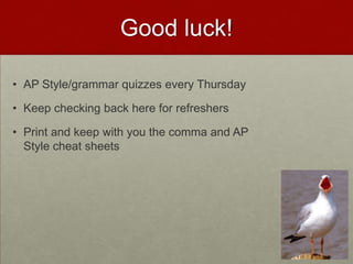 Grammar/AP Style workshop | PPT