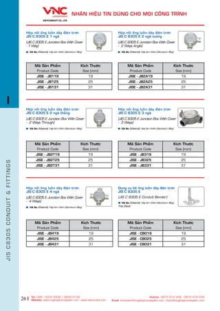Ống thép luồn dây điện trơn JIS C8305 loại E | PDF