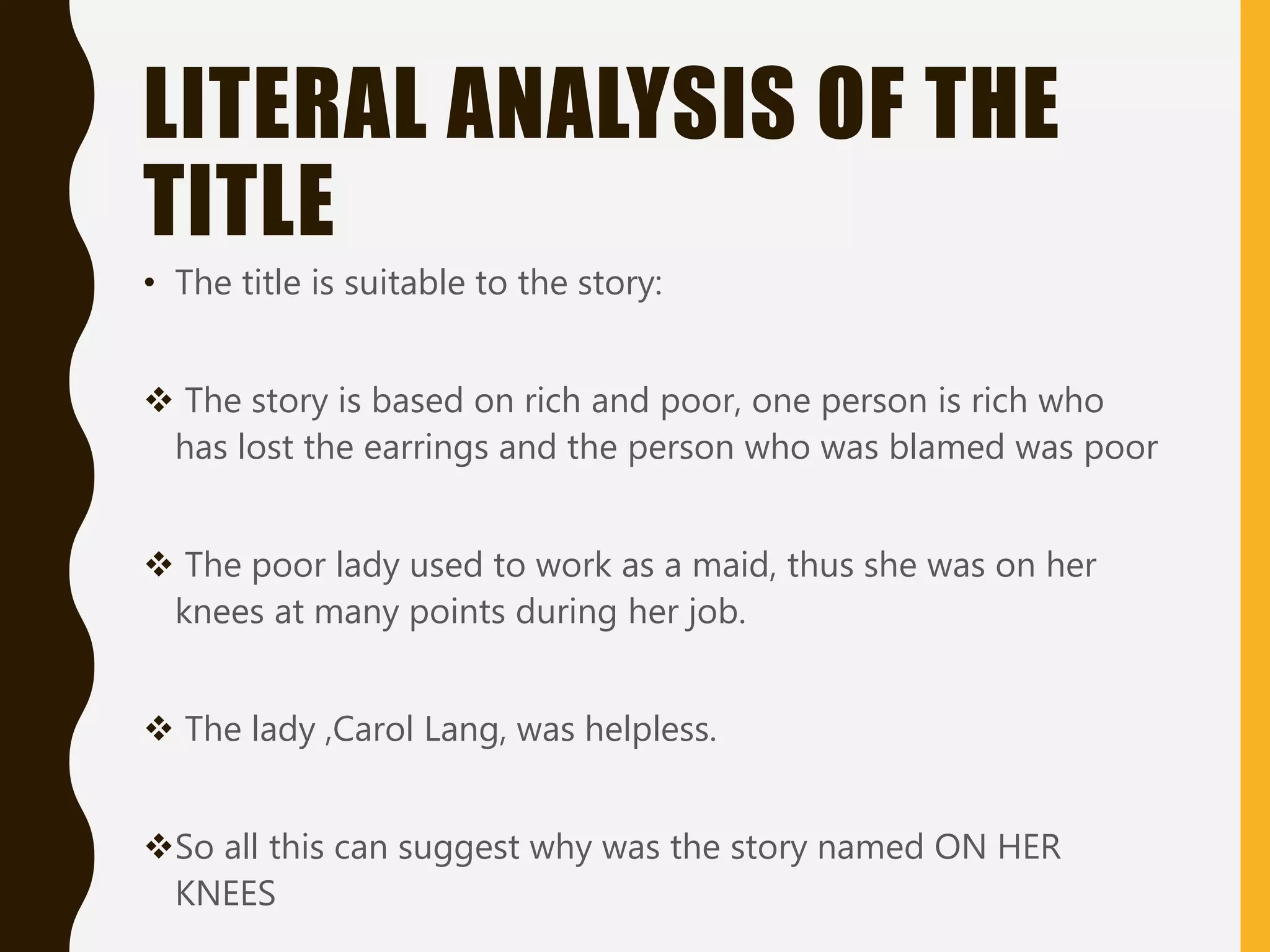 On Her Knees by Tim Winton | PPTX