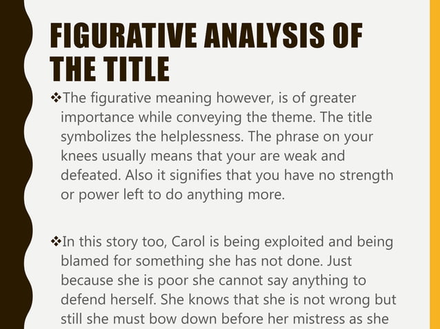 On Her Knees by Tim Winton | PPTX