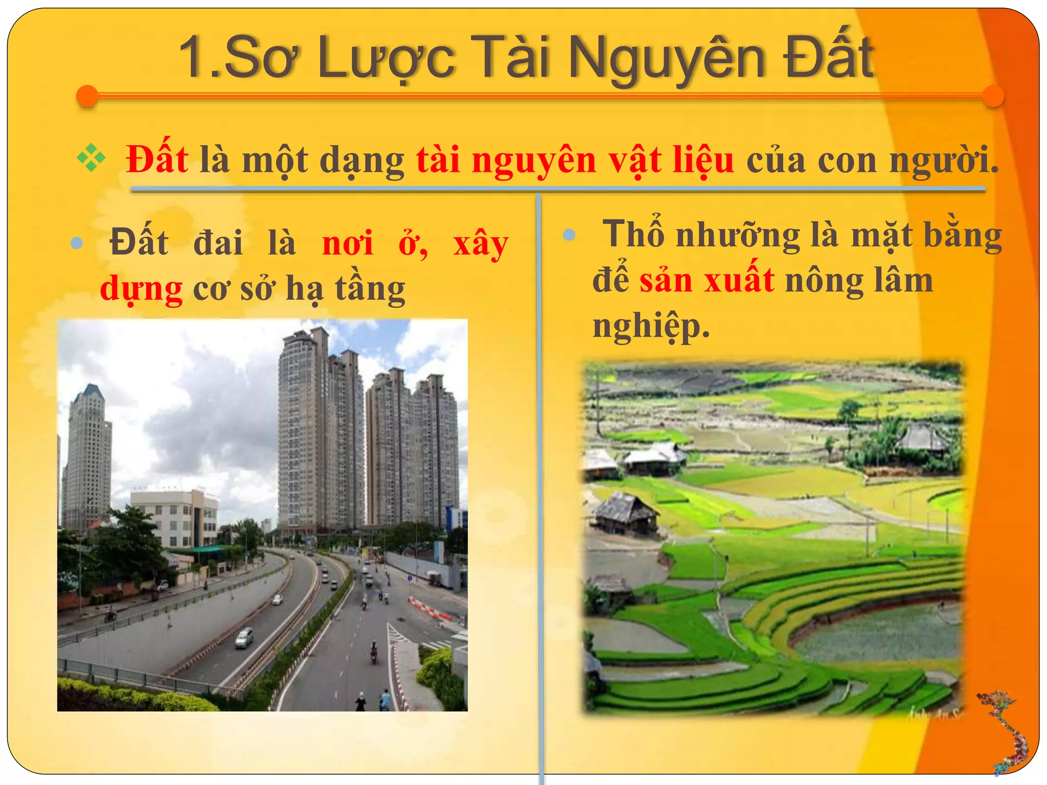 Powerpoint Tài nguyên đất | PPTX