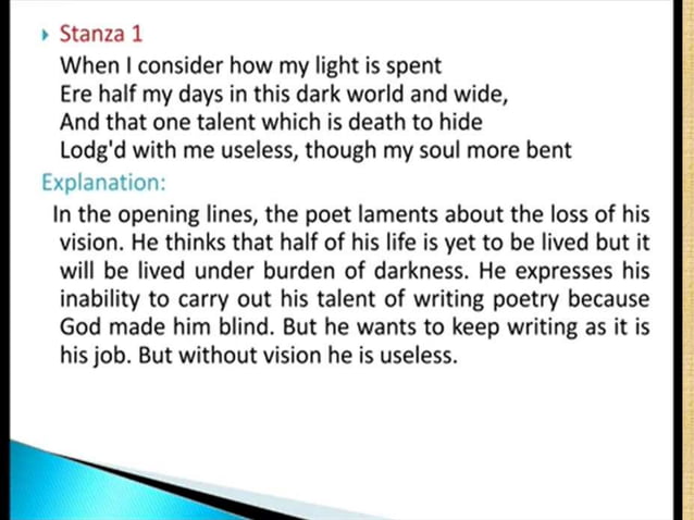 ON HIS BLINDNESS.pptx