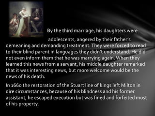 On his blindness Sonnet 19 by John Milton Analysis of poem | PPT