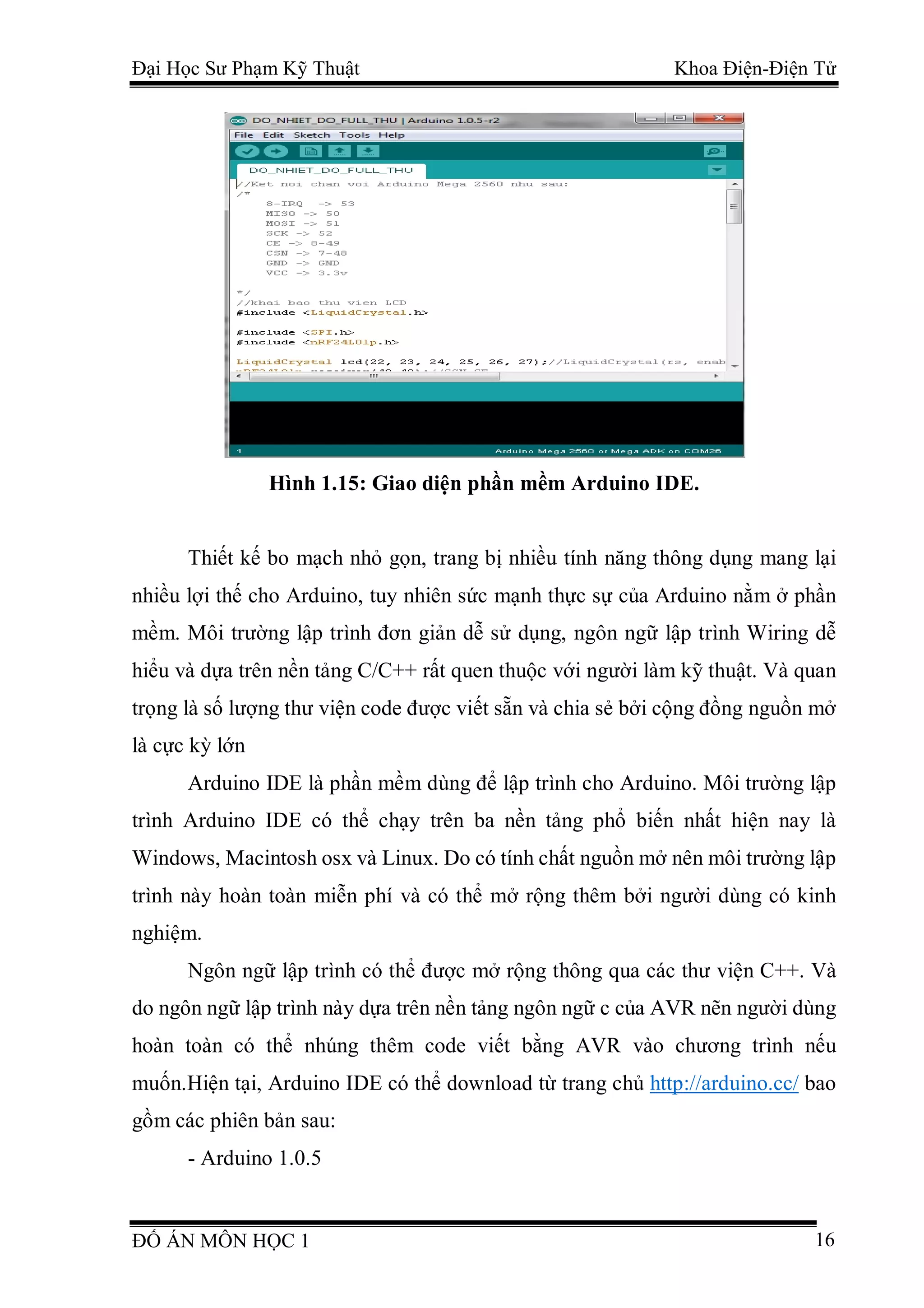 đO nhiệt độ dùng cảm biến ds18 b20 sử dụng board arduino, hiển thị trên lcd, truyền phát không ...