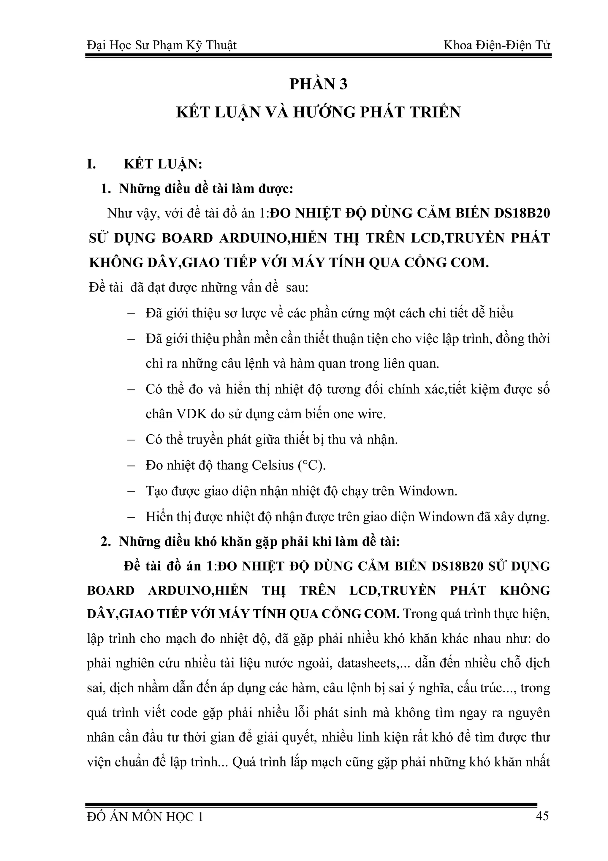 đO nhiệt độ dùng cảm biến ds18 b20 sử dụng board arduino, hiển thị trên ...