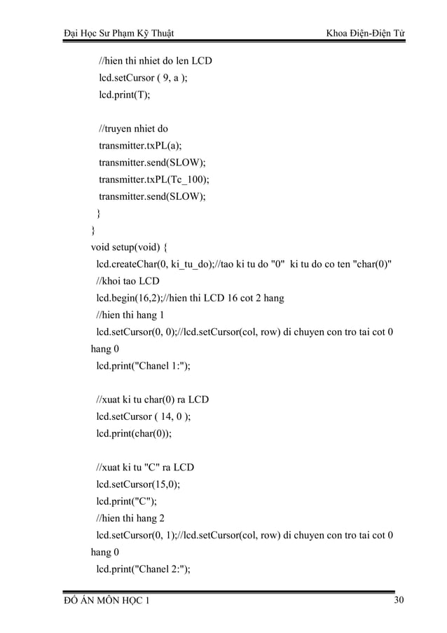 đO nhiệt độ dùng cảm biến ds18 b20 sử dụng board arduino, hiển thị trên lcd, truyền phát không ...