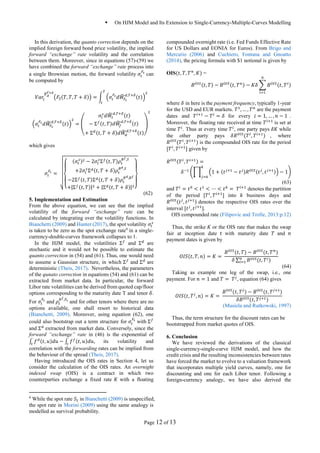 Multi-curve modelling | PDF