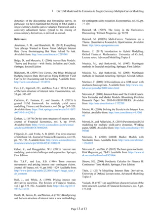 Multi-curve modelling | PDF