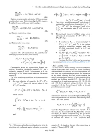 Multi-curve modelling | PDF