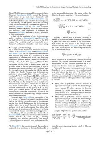 Multi-curve modelling | PDF