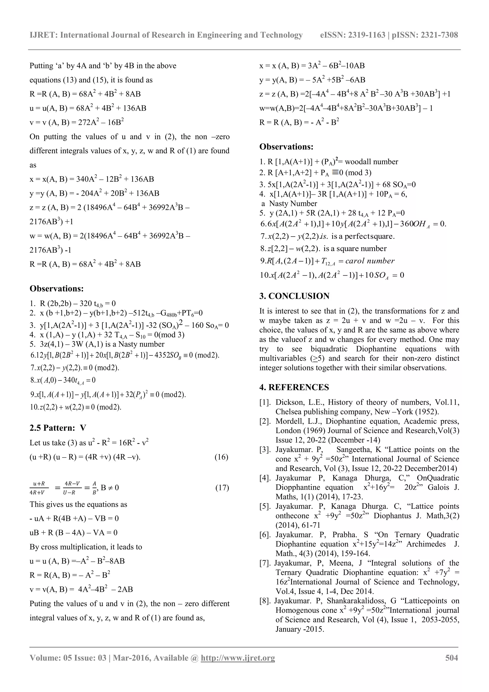 On homogeneous biquadratic diophantineequation x4 y4=17(z2-w2)r2 | PDF | Physics | Science