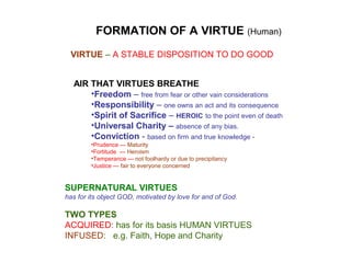 On human virtues | PPT