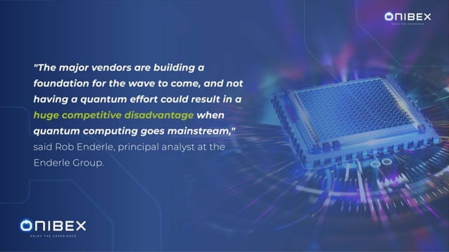 ONIBEX Quantum Computer and Ecommerce | PPT