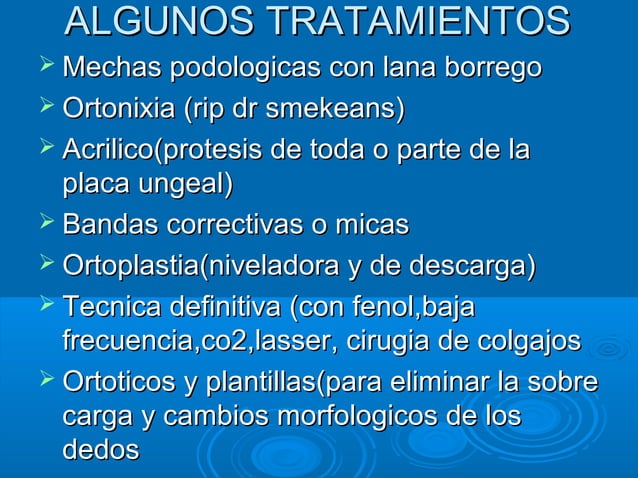 Onicocriptosis clasificacion t tratamiento | PPT