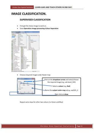 ILWIS Manual, ILWIS Practical, ILWIS Guide, Onidex Geo-Spatial Solutions (ilwis3.3) manual | PDF