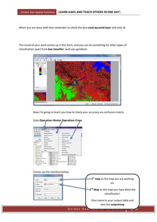 ILWIS Manual, ILWIS Practical, ILWIS Guide, Onidex Geo-Spatial ...