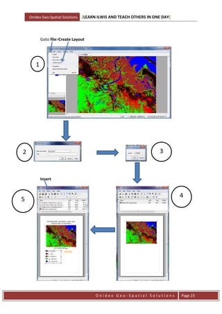 ILWIS Manual, ILWIS Practical, ILWIS Guide, Onidex Geo-Spatial Solutions (ilwis3.3) manual | PDF