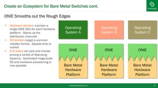 ONIE / Cumulus Networks Webinar | PDF