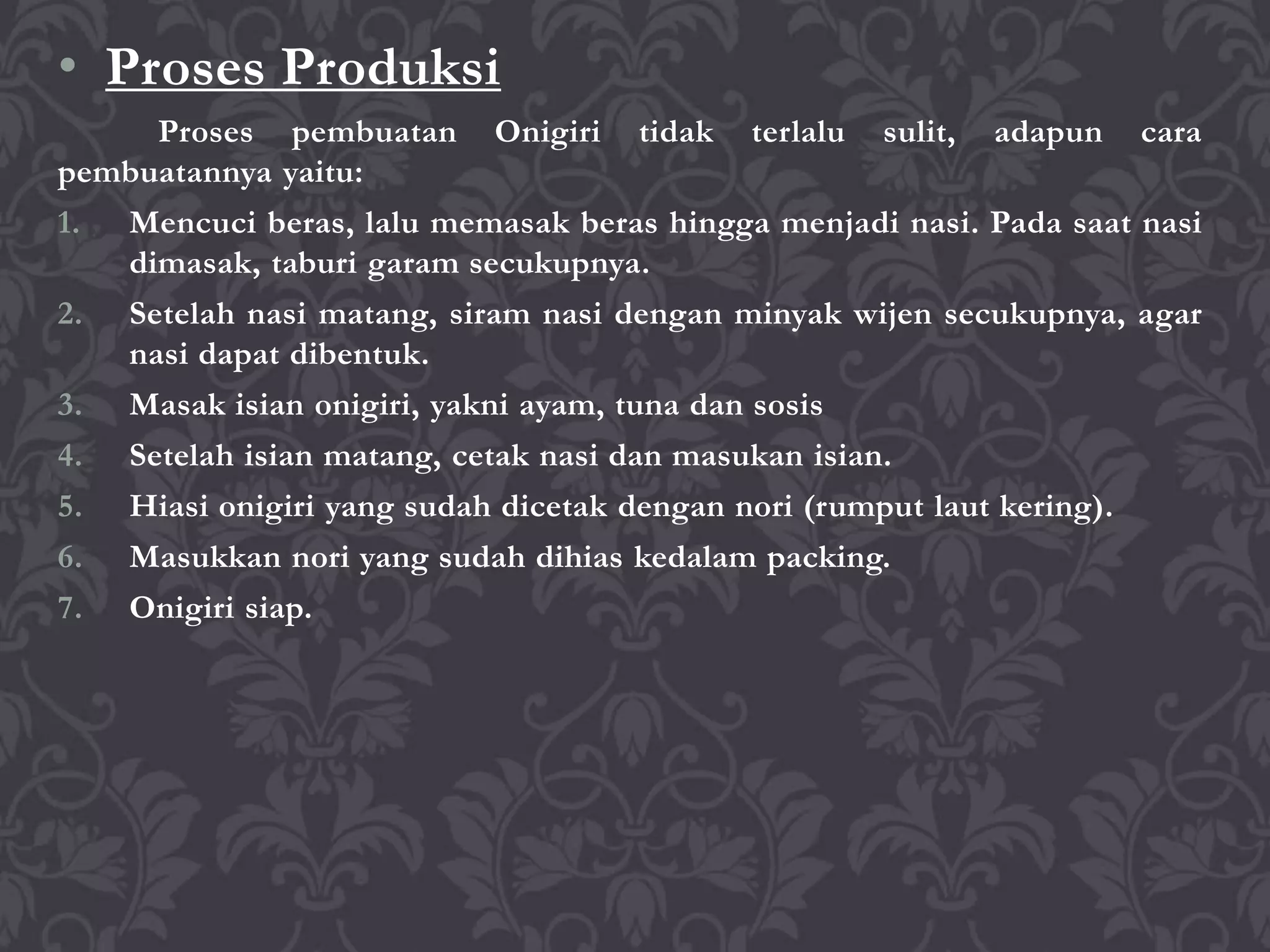 Onigri presentase | PPTX