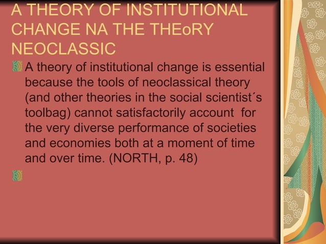 On Institutional Innovation | PPT