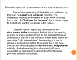 On Interpretation_Hermeneutics.ppt