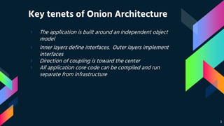 Onion architecture overview | PPTX