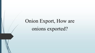 Onion Export How are onions exported.pdf