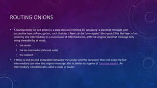 The Onion Routing (TOR) | PPT