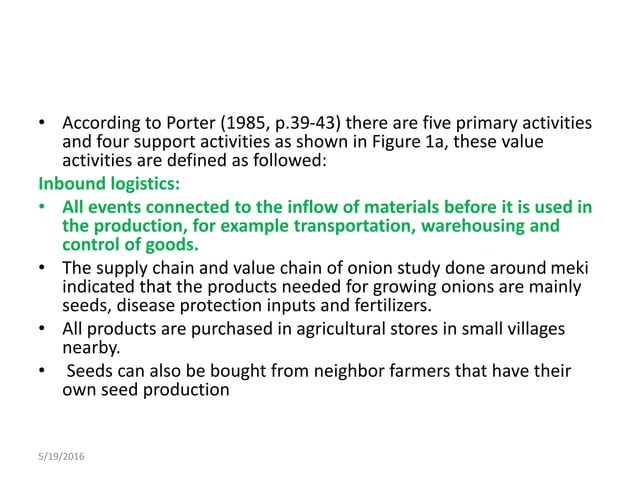 Review on onion Value chain Analysis in Ethiopia | PDF | Agriculture ...