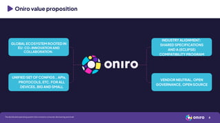 Oniro project, the new IoT platform from Eclipse Foundation. | PPT