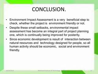 ENVIRONMENTAL IMPACT ASSESSMENT (EIA) . | PPTX