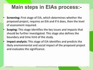ENVIRONMENTAL IMPACT ASSESSMENT (EIA) . | PPTX