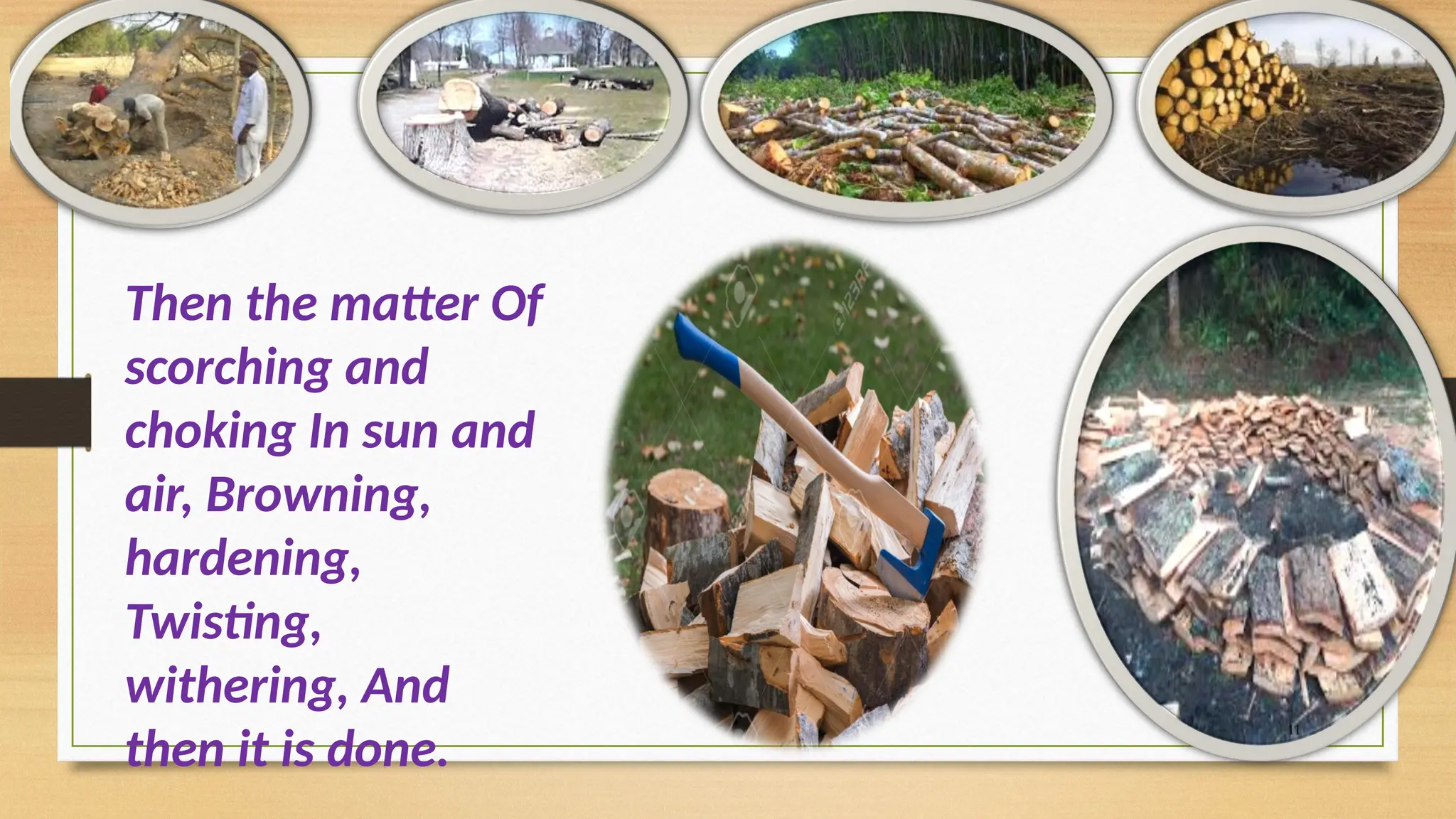 on killing a tree ppt | PPTX
