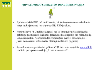 Lietuvos sveikatos draudimo sistema | PDF