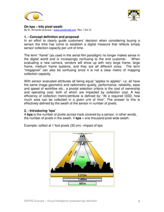 On kps kilo pixel swath - asprs - armando guevara | PDF