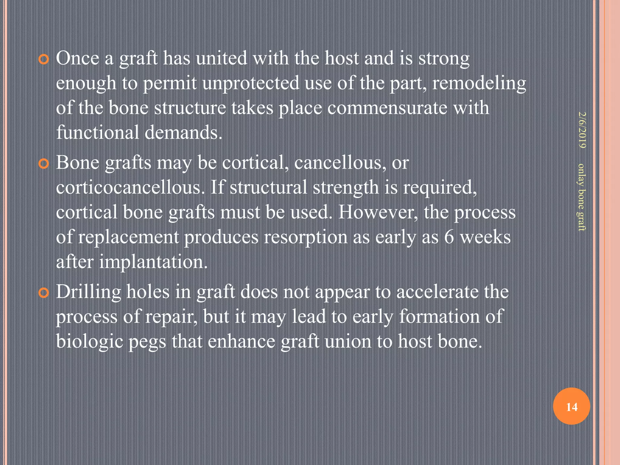 Onlay bone graft | PPTX