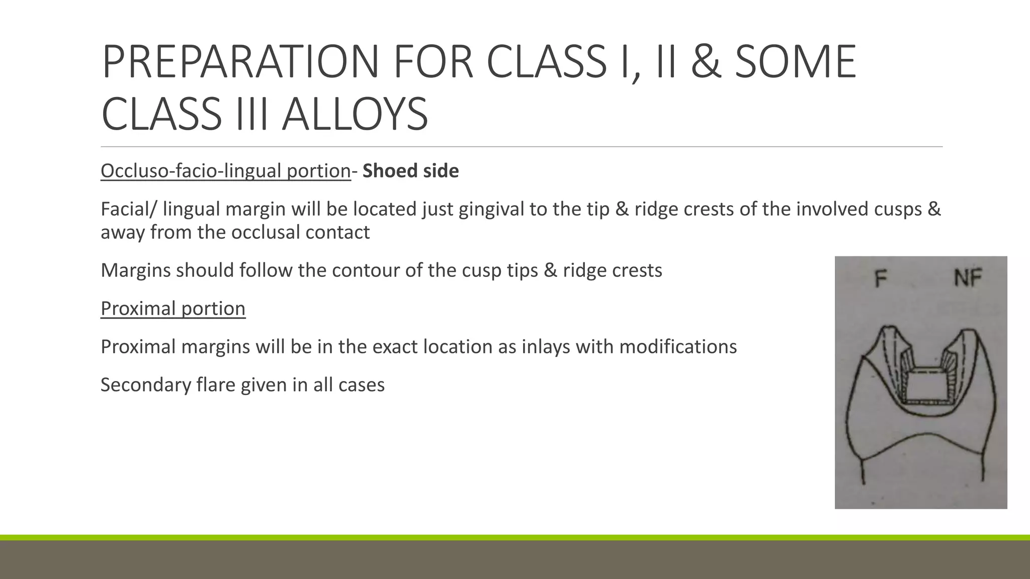 Onlay preparations | PPTX