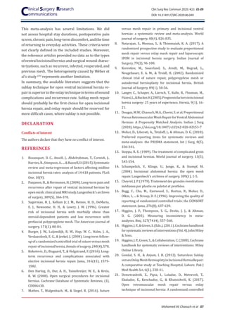 Onlay versus sublay mesh repair of open ventral incisional hernia a ...