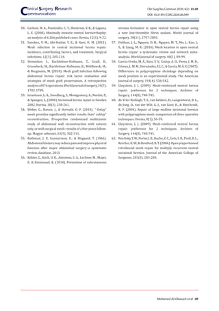 Onlay versus sublay mesh repair of open ventral incisional hernia a ...