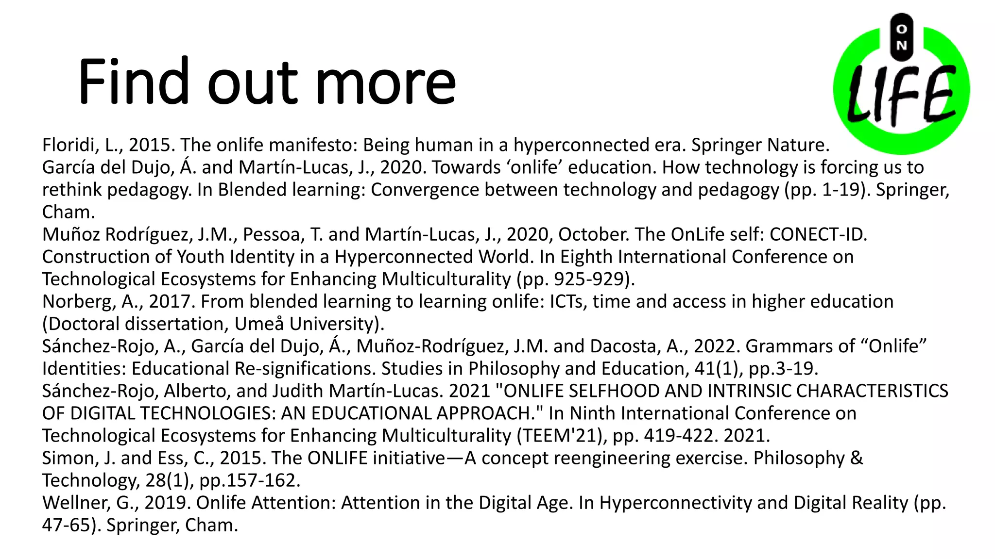 What is Onlife? | PPTX