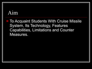 tomohawk missile | PPT