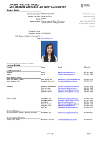 Internship Log Sheet and Report | PDF