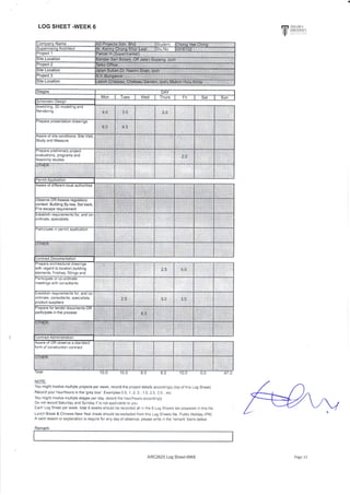 Internship Log Sheet and Report | PDF