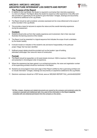 Internship Log Sheet and Report | PDF
