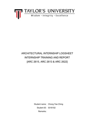 Internship Log Sheet and Report | PDF