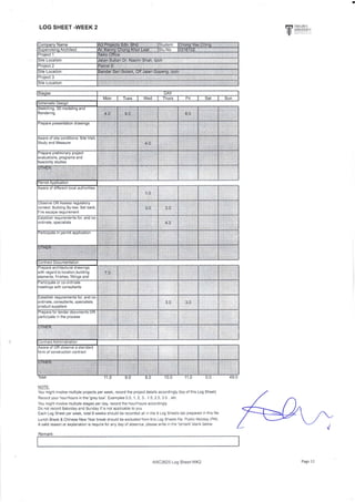 Internship Log Sheet and Report | PDF