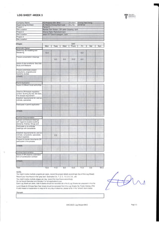 Internship Log Sheet and Report | PDF