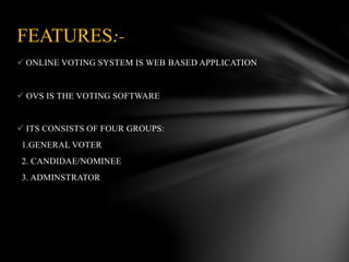 Online Voting System | PPTX