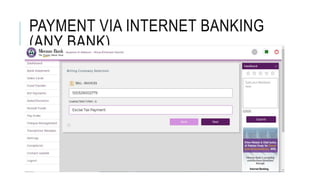 Online Motor Vehicle Tax Payment Sindh | PPTX